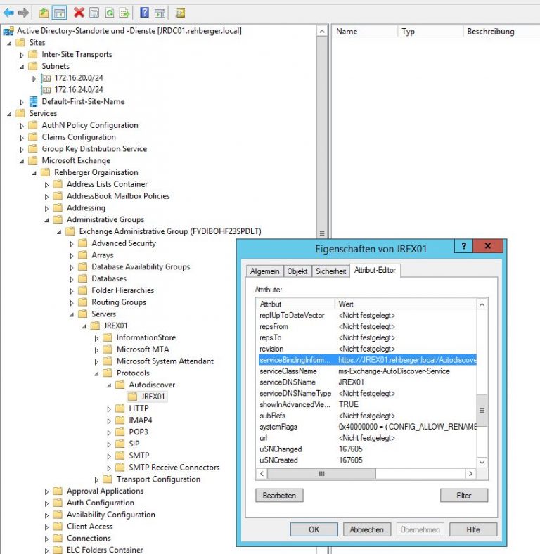 Autodiscover Service Connection Point / Exchange SCP – Deer IT